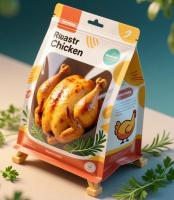 China Heat Resistant Roast Chicken Bags High Gloss Finish Retort Pouch Customizable for sale