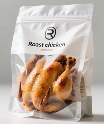China Puncture Resistant Inflatable Roast Chicken Packaging Bags High Gloss Finish for sale