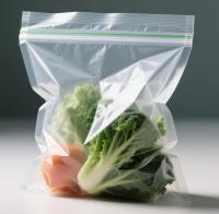 China PET PE Laminate Fresh Vegetable Packaging Bags 50micron - 150micron Custom Printed for sale
