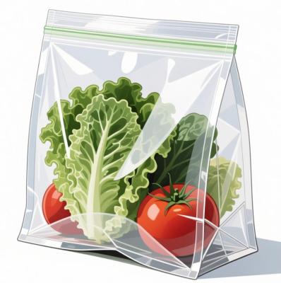 China Temperature Resistant Plastic Bags Keep Vegetables Fresh Customised Produce Storage Bags for sale
