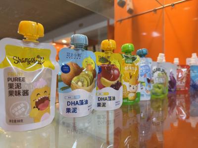 China Puncture Resistant Spout Pouch Bag With Multi Layer Laminated High Barrier Film for sale