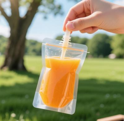 China Multi Layered Transparent Spout Pouch Frost Resistant Customised Size for Liquid for sale