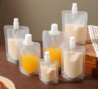 China Heat Resistant Biodegradable Spout Pouch For Hot Coffee Or Milk Packaging for sale