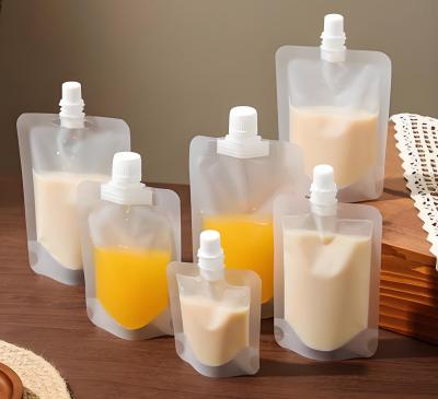 China Heat Resistant Biodegradable Spout Pouch For Hot Coffee Or Milk Packaging for sale