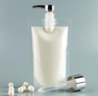 China OEM Brand Silky Dose Hand Cream Spout Pouch For Skincare Elegant Protection for sale
