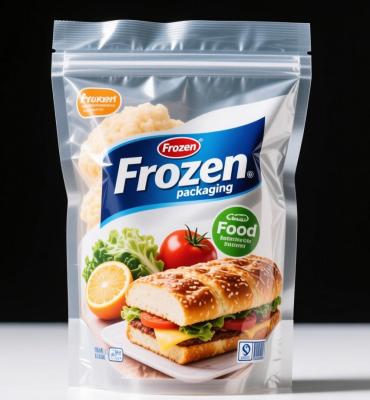China Advanced Moisture Barrier Frozen Food Packaging Pouch with Grease and Oil Resistance and Aroma Barrier for Superior Protection for sale