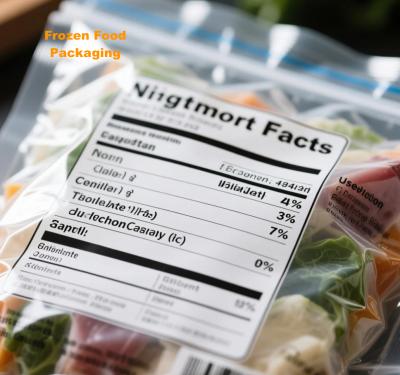 China Customizable Multi-Layer Frozen Food Packaging Pouch with Light Barrier and High-Definition Printing for sale