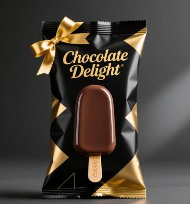 China Customizable Ice Cream Packaging Pouch With Light Barrier High Definition Printing for sale