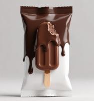 China OEM Brand Frozen Popsicle Packaging Pouch High Gloss Surface Moisture Barrier for sale