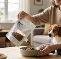 China PET VMPET PE Film Structure Pet Food Packaging Bags Multi Layer Protection Custom Color for sale
