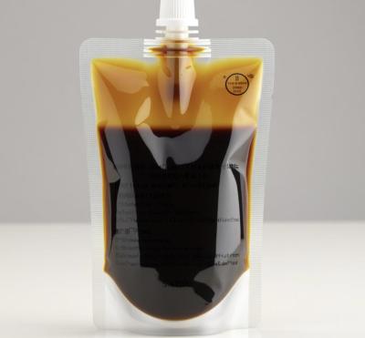 China OEM Size Liquid Pouch Packaging Multi Laminate Film Structure Stand Up Liquid Pouch for sale