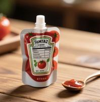 China Secure Seal Design Liquid Packaging Pouch Stand Up Sauce Pouch Flavor Lock Barrier for sale