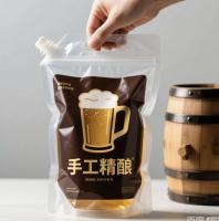 China Ultra High Barrier Stand Up Liquid Pouch For Beer Protection Customizable Printing for sale