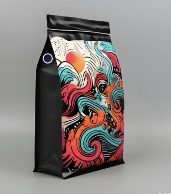 China High Barrier Food Grade 8 Side Seal Pouch Flat Bottom Zipper Bag Customised Printing for sale