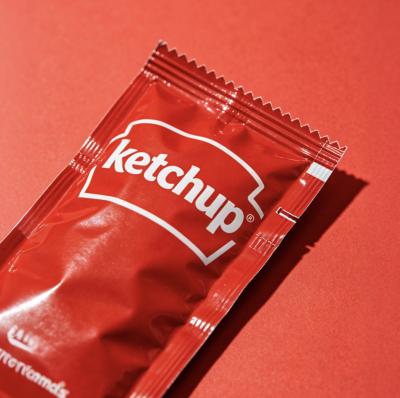 China Easy-Tear Ketchup Packet | Portion Control Condiment Sachet for Restaurants, Fast Food Chains & Food Service – Custom Printed Laminated Packaging Also Available for Honey, Juice & Puree with Spout for sale