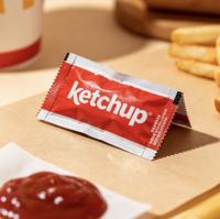 China Custom Printed Ketchup Portion Pack | Easy-Tear Condiment Sachet with Notch for Food Service, Hotels & QSR – Professional Flexible Packaging Solution for sale