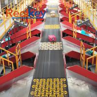 China Efficient Goods Classification Swivel Wheel Sorter Single / Double Sided Sorting for sale