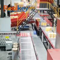 China Customized Length Box Roller Conveyor Logistics Conveyor Systems Low Maintenance for sale