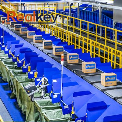 China Durable Efficient High Speed Cross Belt Sorter For Parcels for sale