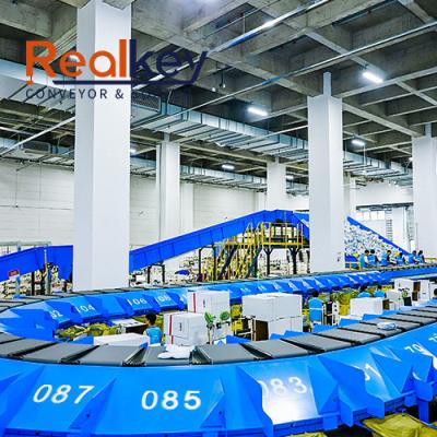 China Precision Crossbelt Sorter For Sorting Parcels And Cartons for sale