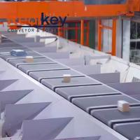 China High-Speed Automated E-commerce Cross Belt Sorter Accurate Efficient Streamlined for sale
