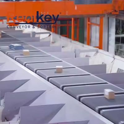 China High-Speed Automated E-commerce Cross Belt Sorter Accurate Efficient Streamlined for sale