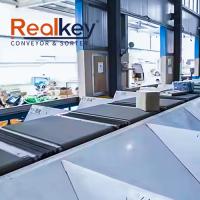 China Realkey Cross Belt Sorter Dimension Weighing Scanning System Parcel Sorting Machines for sale