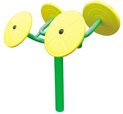 China outdoor fitness equipments steel based zinc powder coating Taichi Spinner-OK-T01 for sale
