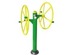 China outdoor fitness equipments steel based zinc powder coating Rotating Wheel-OK-J01A for sale
