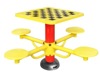 China outdoor fitness equipments galvanized steel based Chess Desk-ST-Q02X for sale