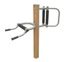 China outdoor fitness equipments WPC materials based Massager(waist and back)-LK-A02 for sale
