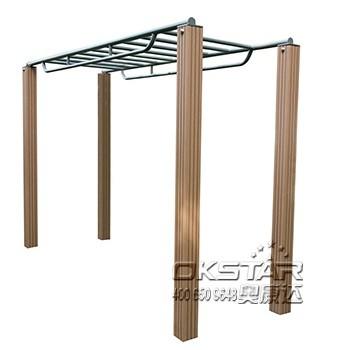 China Steel outdoor fitness equipment horizontal ladder climbing ladder for sale