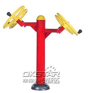 China Outdoor Fitness Equipments-ST Outdoor fitness equipment Tai Chi Wheels outdoor exercise equipment for sale