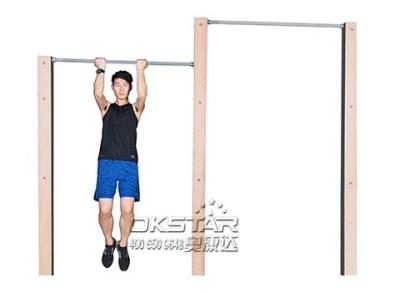 China outdoor gym equipment WPC materials based outdoor exercise machine chin up bar for sale