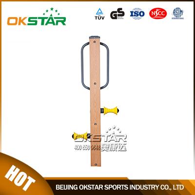China outdoor gym equipment WPC materials based leg massager for sale