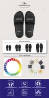 China Chic Cartoon Bear Summer Fashion Trend-Accented Beige Rubber Printed Logo Toe Upper EVA Slides Comfortable Anti-Slip Home Use for sale