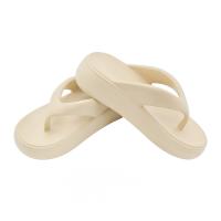 China Stylish Platform Flip Flops Shoes, Comfortable EVA Anti-slip Sandals for Women's Summer Beach & Leisure Eva Slipper for sale