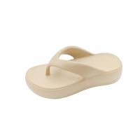 China Stylish Platform Flip Flops Shoes, Comfortable EVA Anti-slip Sandals for Women's Summer Beach & Leisure Eva Slipper for sale