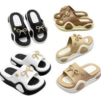 China Genuine EVA Women Bowknot Decor Casual Slides — Bulk Factory Direct Supply for sale