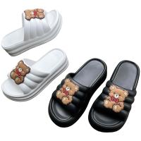 China EVA Platform Slides with Cute Bear Design - Lightweight, Non-Slip, and Stylish for sale