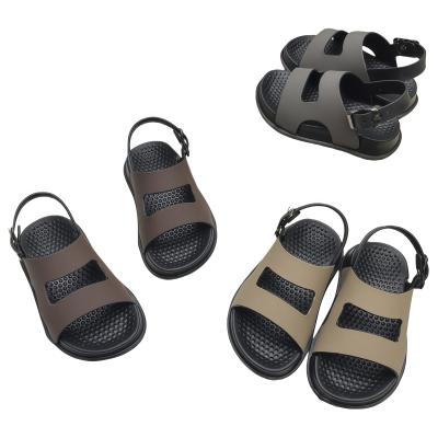 China EVA Minimalist Kids Sandals Anti-slip Massage Insole Unisex Children Casual Beach Sandals for sale