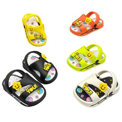 China Kids EVA Sandals with Smiley Flower - Lightweight, Non-Slip, and Waterproof for sale