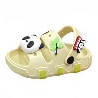 China EVA Cartoon Panda Kids Sandals Anti-collision Soft Sole Children Beach Clogs for sale