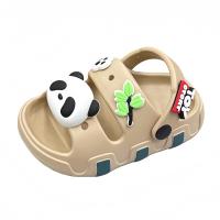 China EVA Cartoon Panda Kids Sandals Anti-collision Soft Sole Children Beach Clogs for sale