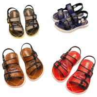 China PVC Kids Fashion Sandals Wear-resistant Waterproof Children Casual Beach Sandals for sale