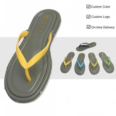 China Factory Direct PVC Women Flip Flops Wholesale Custom Style for sale