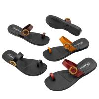 China Factory Direct EVA Women Toe Ring Slides Wholesale Custom Flat Sandals for sale