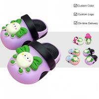 China Factory Direct EVA Kids Cabbage Cartoon Clogs Wholesale Custom Garden Shoes for sale