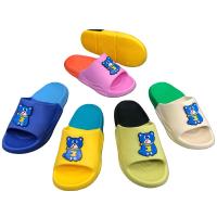 China EVA Kids Blue Bear Two-tone Slides - Casual Slippers for sale