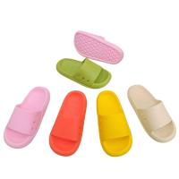 China EVA Kids Plain Solid Color Slides - Casual Slippers for sale